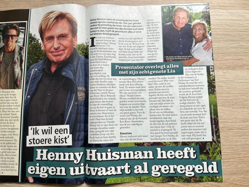 Henny in Story - Henny Huisman de officiële website