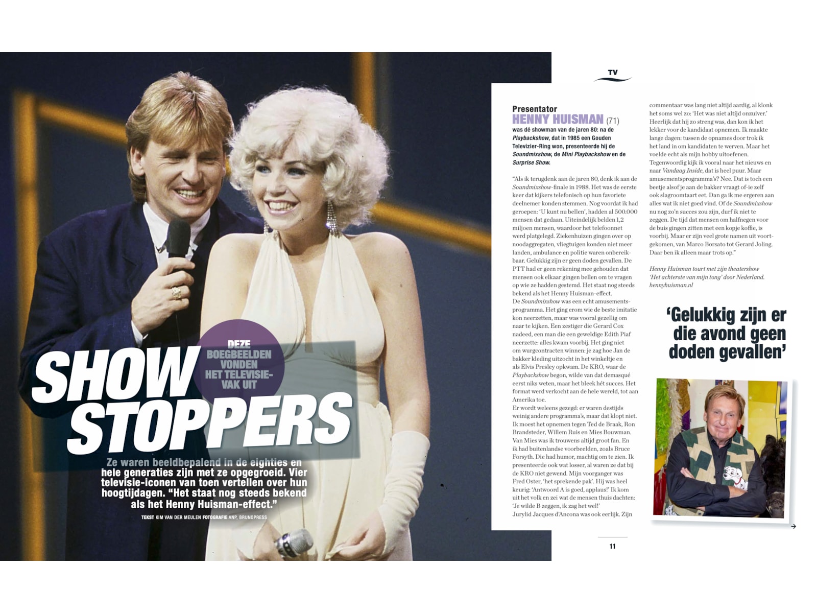 Veronica Superguide: Deze boegbeelden ronde het televisievak uit - Henny Huisman de officiële ...